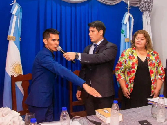 Asumió David Báez, el intendente más joven de la provincia | GuauFormosa