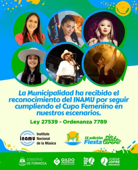 Formosa recibe reconocimiento del INAMU por cumplir cupo femenino en ...